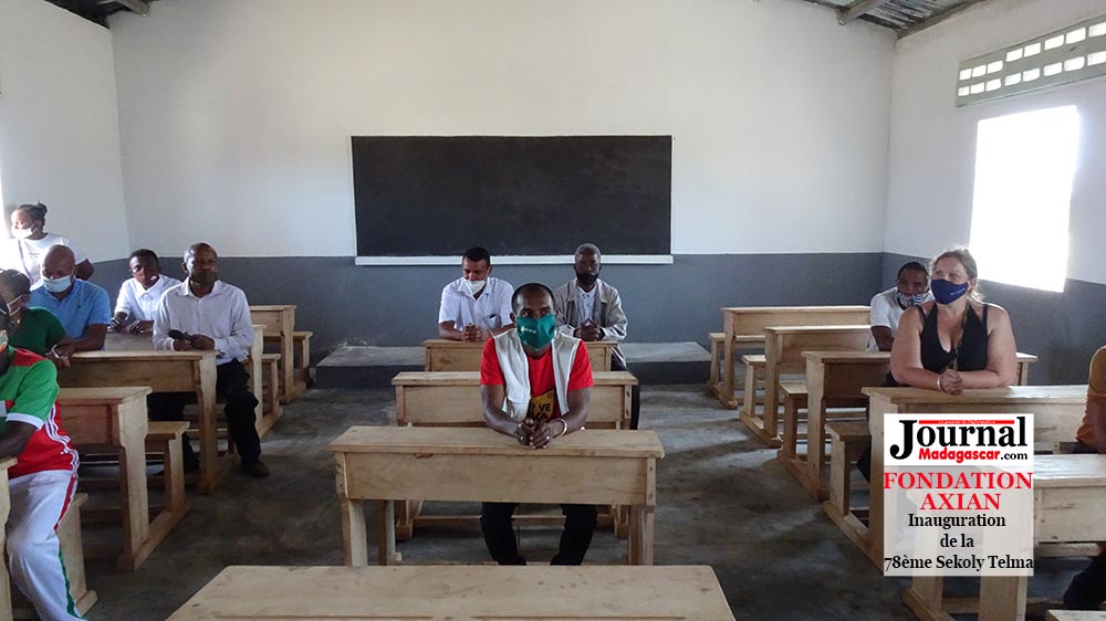 FONDATION AXIAN : La 78 ème « Sekoly Telma » inaugurée dans le village ...